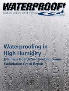 Drainage Boards and Footing Drains | WATERPROOF! Magazine