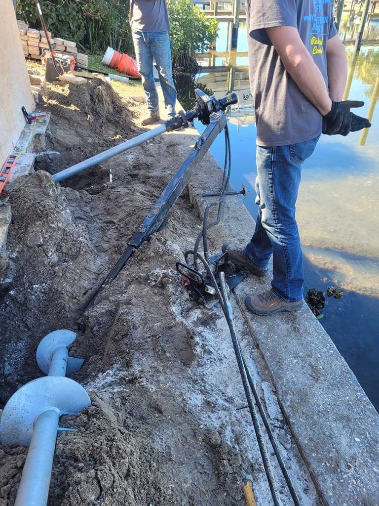 Foundation Repair Using Push Piers And Helical Piers | WATERPROOF! Magazine